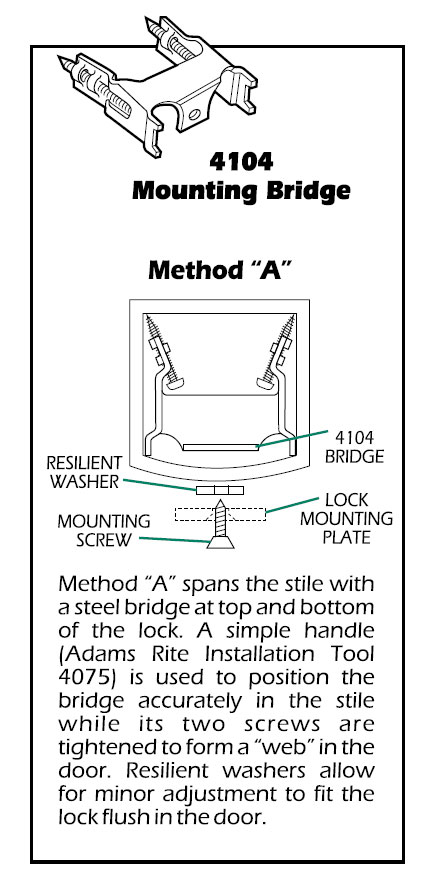 Adams Rite 20-0033 Resilient Washer Only for 4104 Mounting Bridge