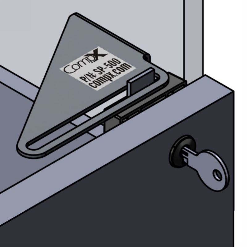 CompX TLSP500-BN Strike Plate, 4" Width