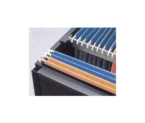 Custom Accents CWF581FR Hanging File Rail Systems, Plastic Rails ...