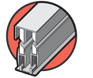 EPCO EP14A-6 Sliding Glass Door Tracks-Dual, Assembly No. 14, 6' Length ...