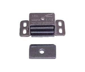 EPCO EP592-1 Heavy Duty Aluminum Casing Magnet and Strike Plate, Triple ...
