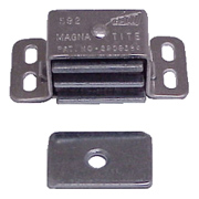 EPCO EP592-1 Heavy Duty Aluminum Casing Magnet and Strike Plate, Triple ...