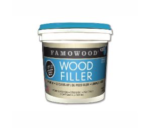 Famowood FWSFG-NATURAL Latex Based Wood Filler, 1 Gallon - Natural Color