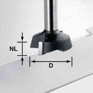 Festool FJ500368 Plane Router Bit for Edge Banding, 7mm Cutting Depth ...