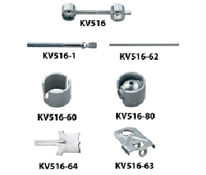 Knape & Vogt KV516-80 Tightening Assembly, Steel Material - Zinc Finish