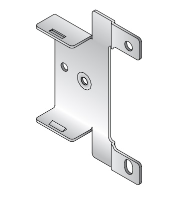 Knape & Vogt KV8404 Ball Bearing Slide Face Frame Bracket, Front Face ...