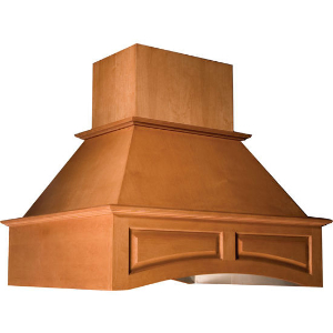 Omega National Products NPRI2648MUF1 48" Arched Island Wood Range Hood ...