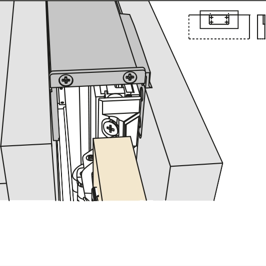 Salice America UBYE55KIT0003 Coplanar Sliding Door System - Pocket Door ...
