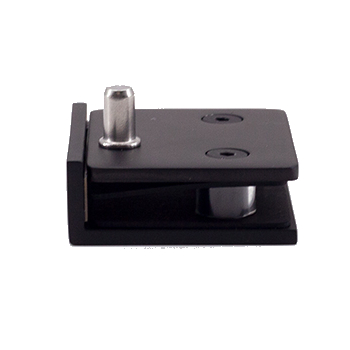 Sugatsune America SLGS-GB5-R-BL Bracket for Inset Glass Door Hinge - Black Finish