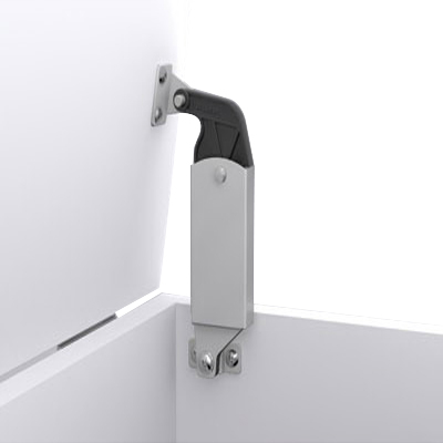 Sugatsune America SLSAT01S Heavy Spring Loaded Lid Stay, Back-Mount ...