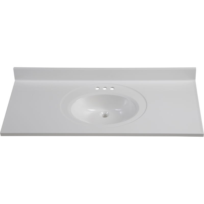 Wolf Organization WFVCMOVLCOT1917 17" Top Vanity, Single Sink, Recessed ...