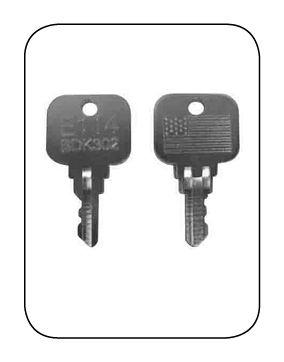 Blue Dog Keys BDDKS Dispenser Key Set - 16 Keys