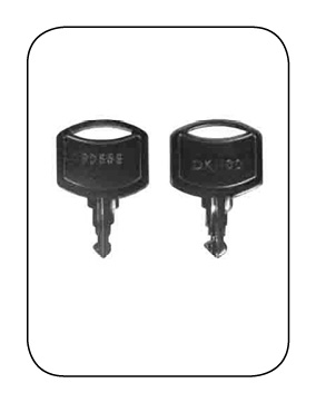 Blue Dog Keys BDDKS Dispenser Key Set - 16 Keys