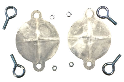 Brooks ABCA Silver Aluminum Break Cap - Pkg/2