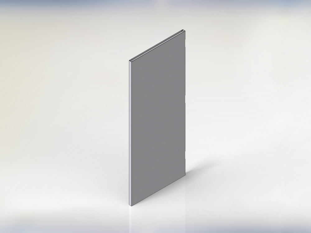 Ceco D002972X Commodity Polystyrene, 18 Ga. Cold Rolled Steel, 3'0" x 7 ...