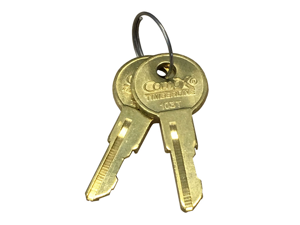 Compx TLLP300-103TA Master Keyed Lock Plug - Black, 103TA