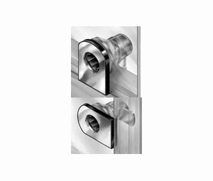 Compx TLCB311 Bore Style Glass Door Lock - Lock Body - Vertical Mount ...