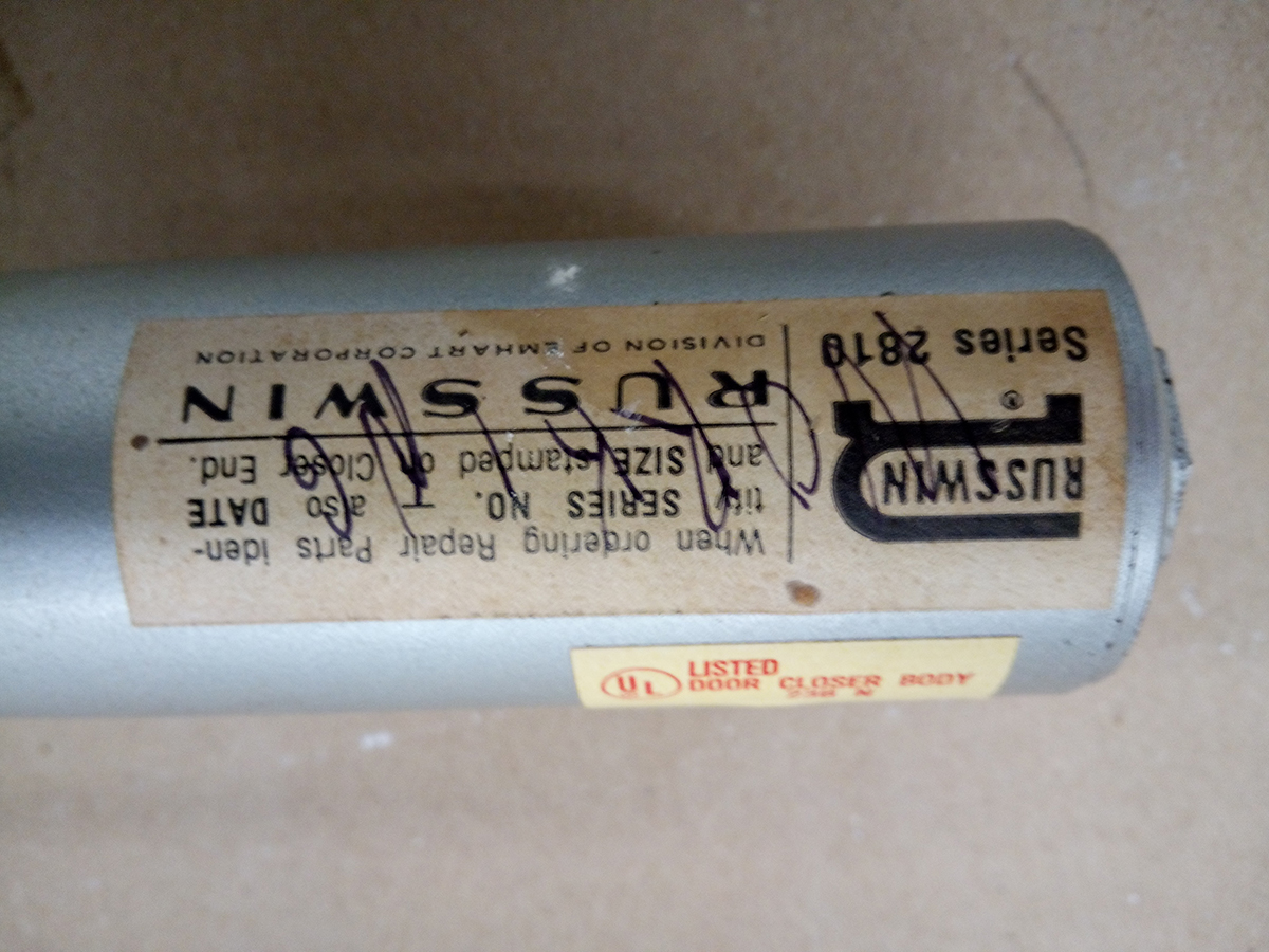 Corbin Russwin Rebuilt 2810 Rebuilt Surface Door Closer for Corbin ...