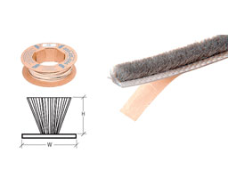 CRL A71320C .200" Pile Height; .270" Backing Width - Adhesive Backed ...