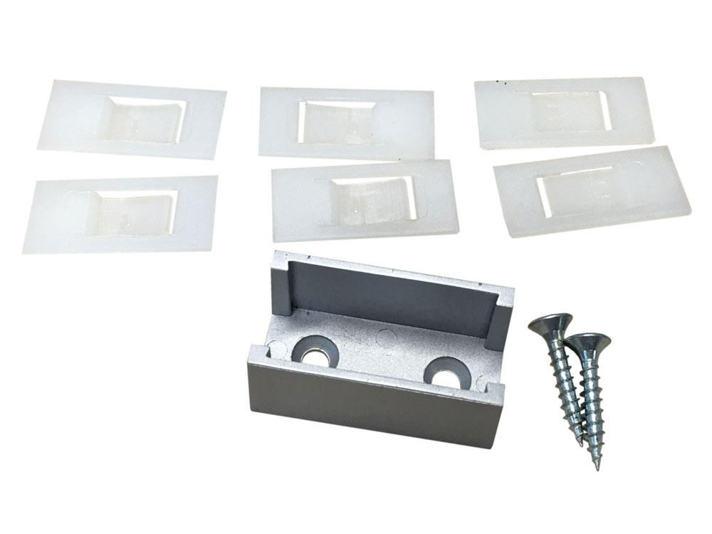 CRL CRL3978 CRL70 Series Adjustable Bottom Guide for Sliding Glass ...