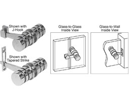 CRL LAT001BN 180 Degree Shower Knob Latch - Brushed Nickel