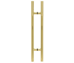CRL LP36BR Ladder Style 36" Pull Handle - Polished Brass
