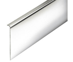 CRL SP64RCPS Cladding for 2-1/2" Slender Profile Door Rail - Polished ...