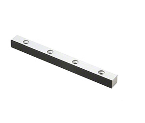 CRL 1NT308A Aluminum Header Mounted Double Door Stop, Aluminum