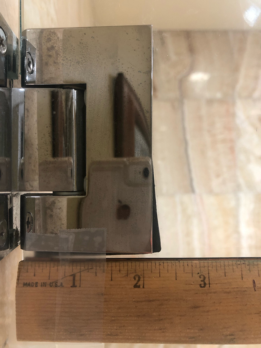 CRL GEN037CH Geneva 037 Series Wall Mount - Full Back Plate - Standard ...