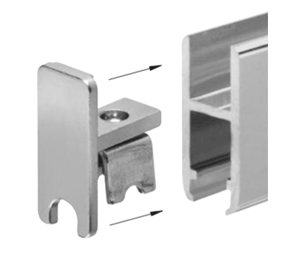 CRL TA31 CRL End Cap for Security H-Bar - Satin Chrome