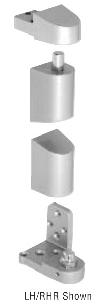 CRL 0P41LHA 3/4" Offset Left Hand Pivot Set with 3/32" Recess - Satin ...