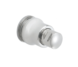 CRL LK49 Push Button Lock for Cabinet Glass Door - Polished Chrome