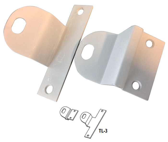 Don-Jo TL-3 Temporary Lock Latch and Strike Combo - Prime Coat Finish