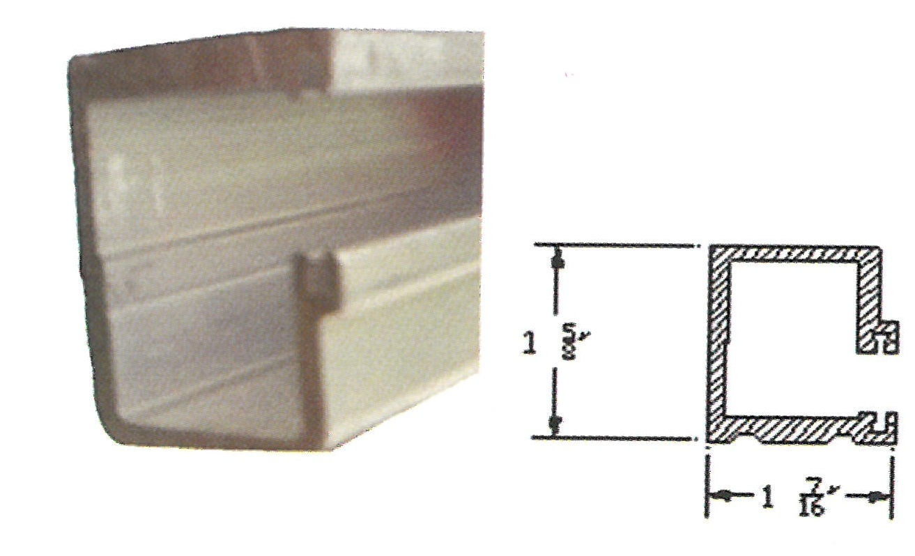 Besam 50-04-147 Fixed Sidelite Bottom Track 4'