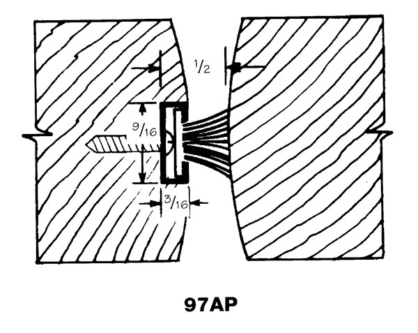 Dorbin 97AP Black Pile Double Door Equipment 84" Length