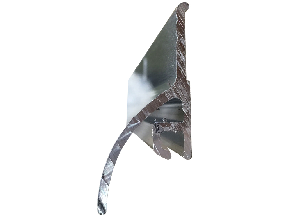 Dorbin 102A 96" Satin Aluminum Drip Cap