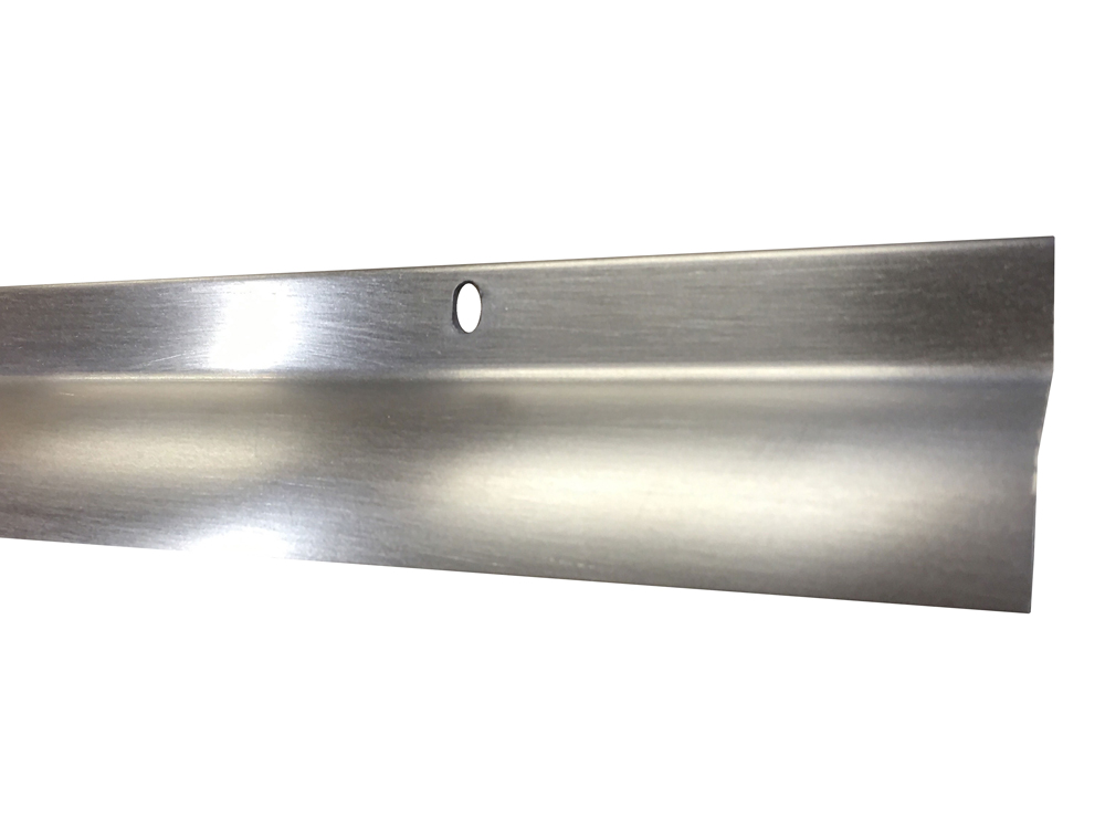 Dorbin 102A 96" Satin Aluminum Drip Cap