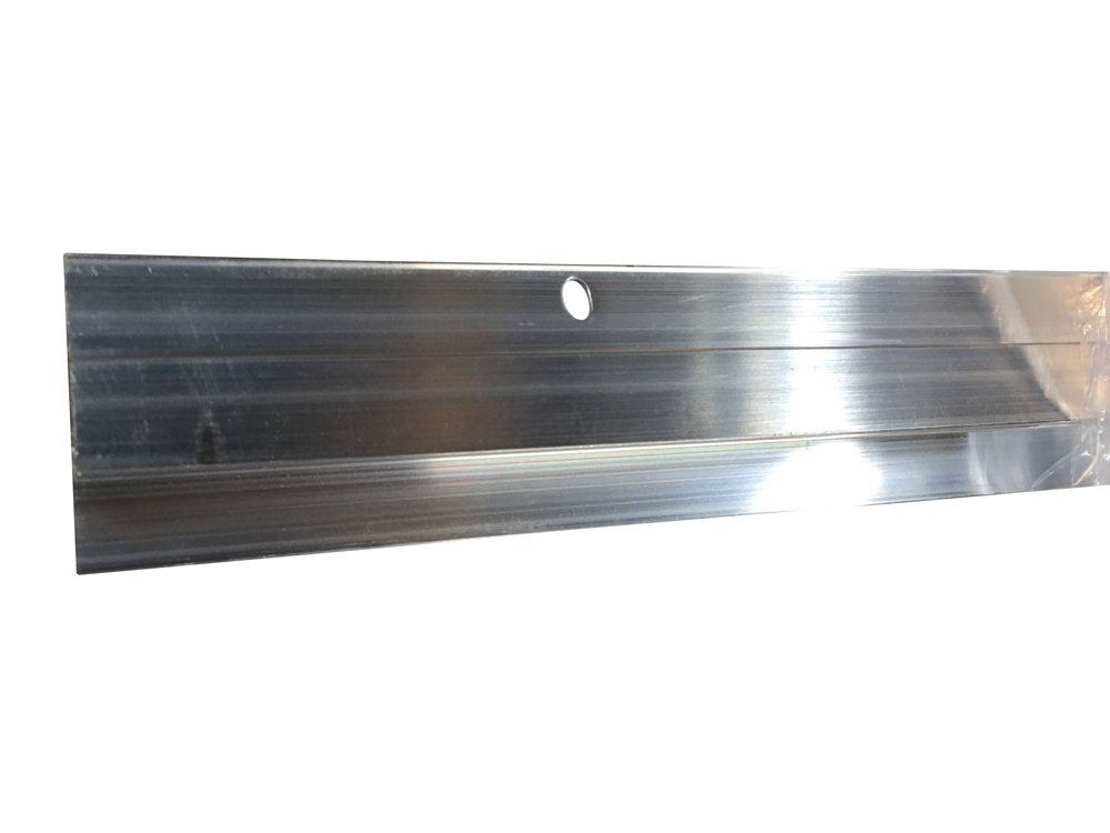 Dorbin 102A 96" Satin Aluminum Drip Cap