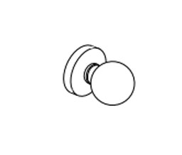 Dorma 79003 KBB 630 M9000 Series Locks - Knob and B Rose - Outside ...