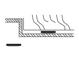 DraftSeal DS200-17BL 17 ft Roll Adhesive-Backed Intumescent Seal - Black