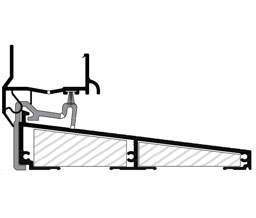DraftSeal DS2578AVT36 36" Sill Inswing for 4-9/16” Jamb with Interior ...