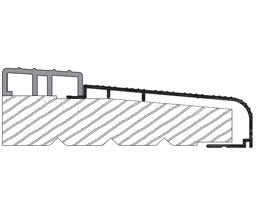 DraftSeal DS512AHVT109 109” Sill Inswing with High Vinyl Top - Tan ...