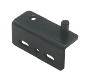 Epco 511 Stamped Steel Pivot Hinge, For Wood Doors - Black Finish