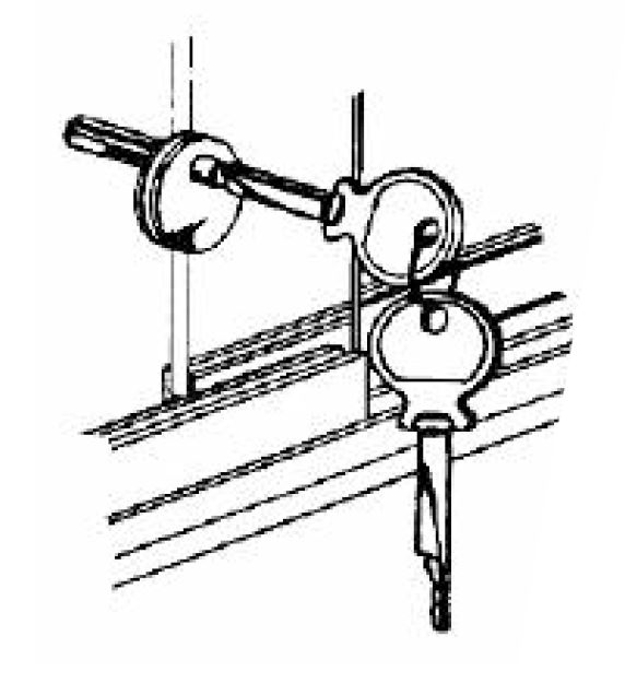 Epco G05-C Sliding Door Lock, For 1/4" Sliding Glass/Wood Doors ...
