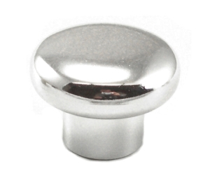 Epco KP401-2-WH Plastic Knob, 1-5/16" Diameter - White Finish