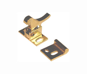EPCO EP1018B+ Cabinet Lock - Elbow Catch, Bright Brass Finish