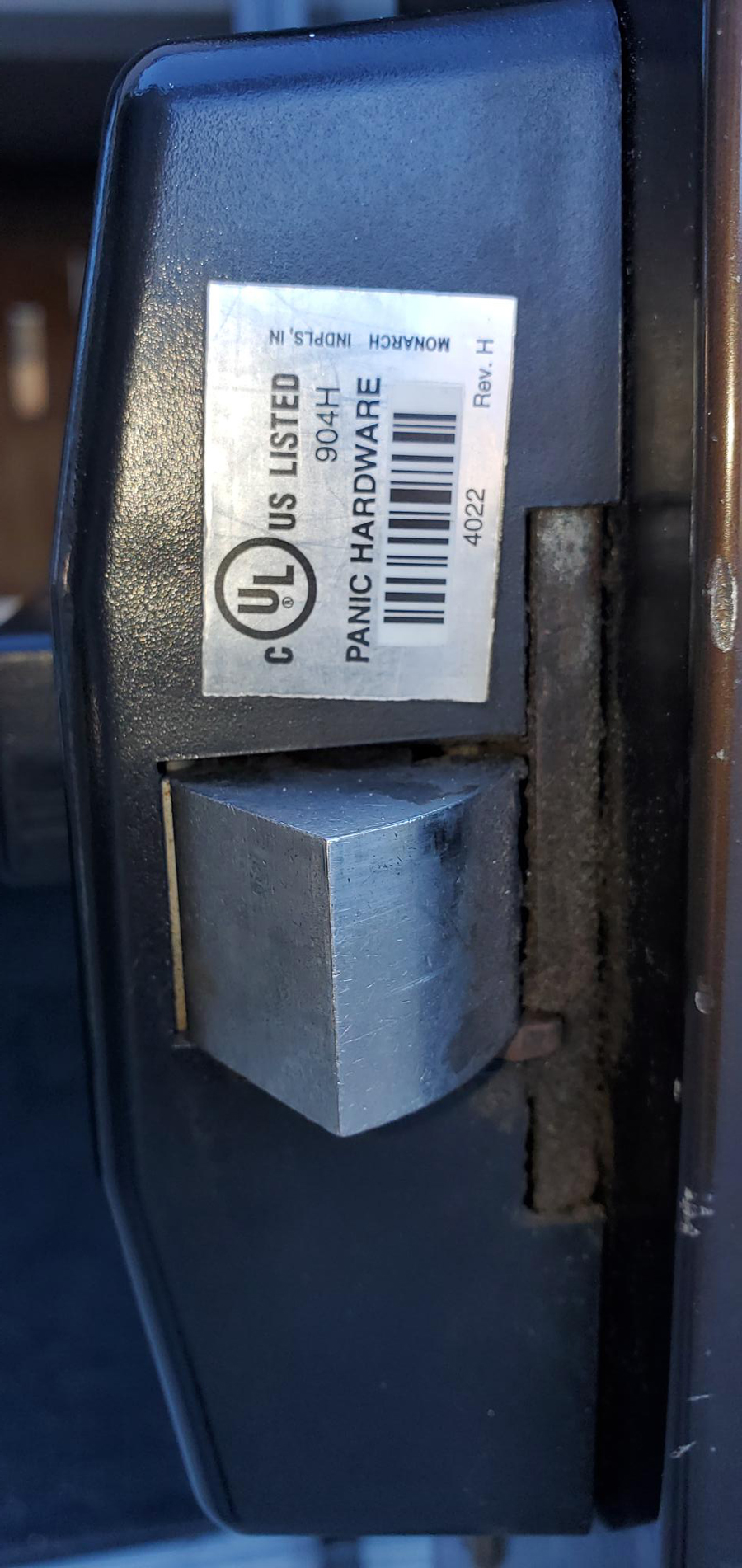 Monarch - Falcon 904H Panic Exit Device Assembly