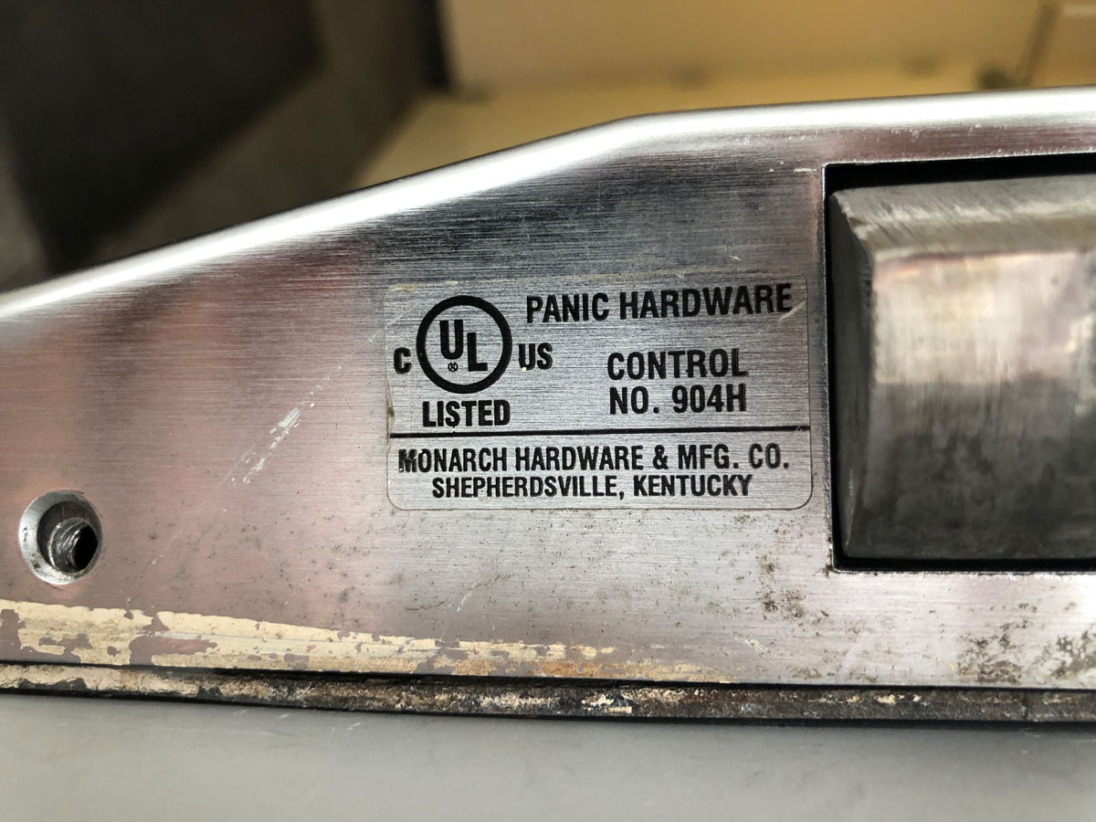 Monarch - Falcon 904H Panic Exit Device Assembly