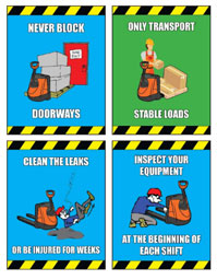 Forklift Training SL2MWTPP-F Safe-Lift 2 Motorized Walkie Truck Safety ...