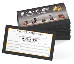 Forklift Training SL2MWTWC-F Safe-Lift 2 Motorized Walkie Truck Wallet ...